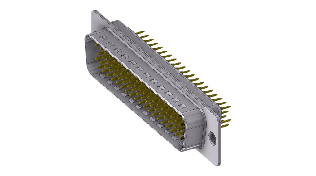 HD-D78PY/2 | Deltron Connectors High Density D-Sub Connector, Plug, DD-78, Radial Leads ...